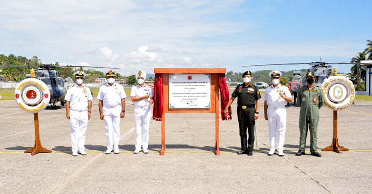 Tri–Service Andaman & Nicobar Command inducts Advanced Light Helicopter ...