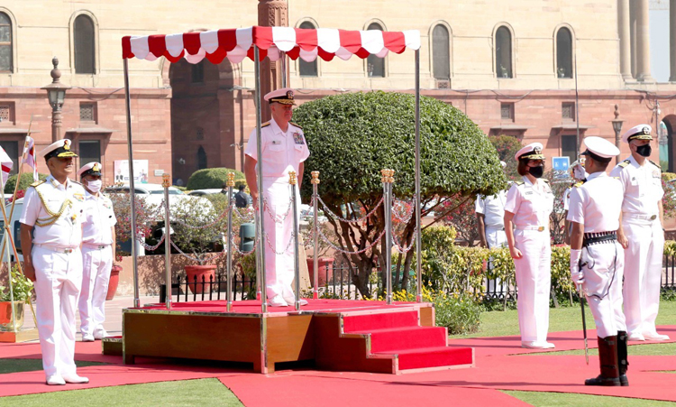 Visit of Admiral Samuel J Paparo, Cdr PACFLT, US Navy, to India