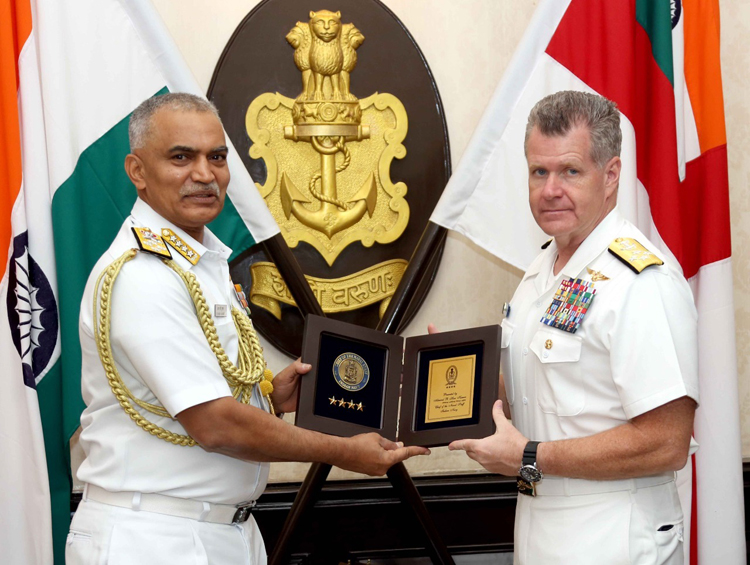 Visit of Admiral Samuel J Paparo, Cdr PACFLT, US Navy, to India