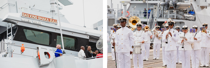 South African Navy Naming Ceremony of 2nd Multi Mission Inshore Patrol ...
