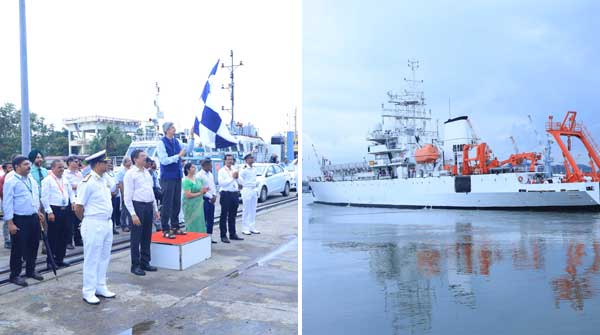 DRDO's oceanographic research vessel 'INS Sagardhwani' embarks on Sagar ...