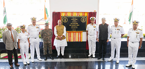 Defence Minister Rajnath Singh inaugurates the newly–constructed ...
